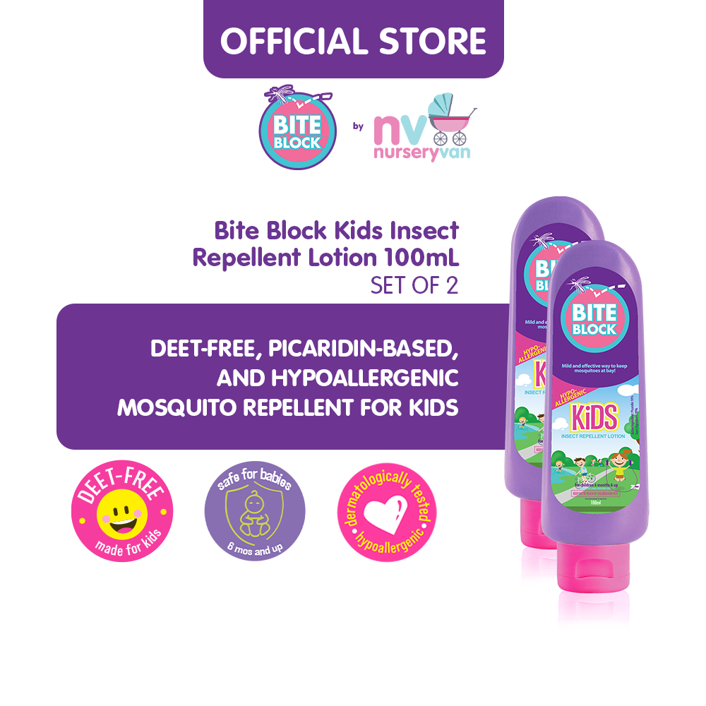 Bite Block Kids Insect Repellent Lotion 100mL Set of 2 | Shopee Philippines