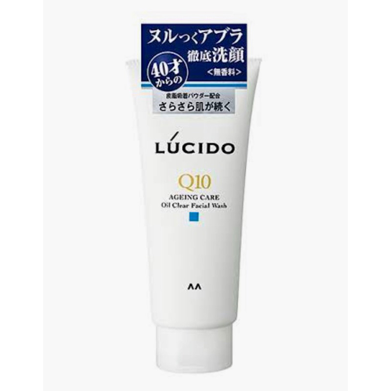 Mandom LUCIDO Q10 Aging care oil clear facial wash for men. (Direct ...