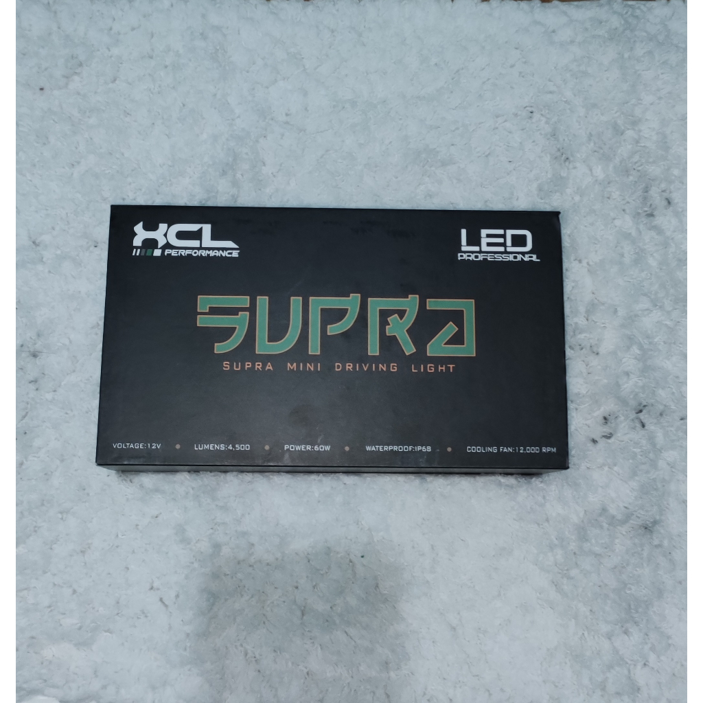 Mini Driving Light XCL Supra 120watts 4 wires with ballast and fan ...