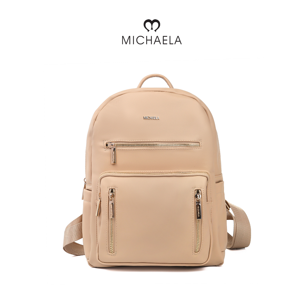 MICHAELA School Backpack with Anti-Theft Pockets Sleek Practical ...