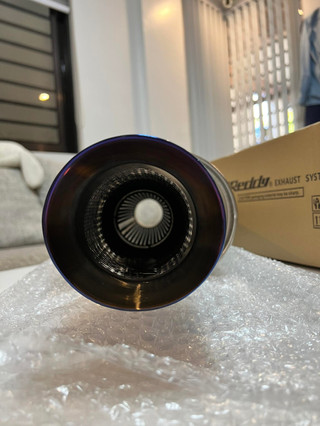 Greddy Chambered Muffler (Burnt Tip) with Jasma Badge | Shopee Philippines