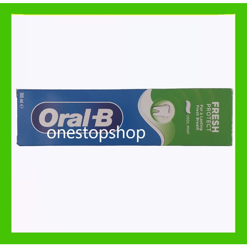 Oral B Fresh Protect Toothpaste Cool Mint 100 mL | Shopee Philippines
