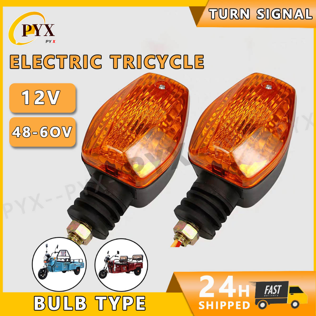 12V 48V 60V Electric Tricycle Motorcycle Universal Turn Signal | Shopee ...