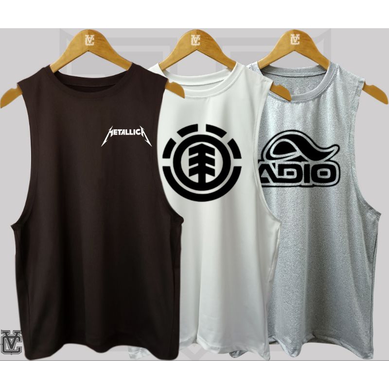 METALLICA X SKATE LOGO Premium Muscle Tee's Sando for Men with Front ...