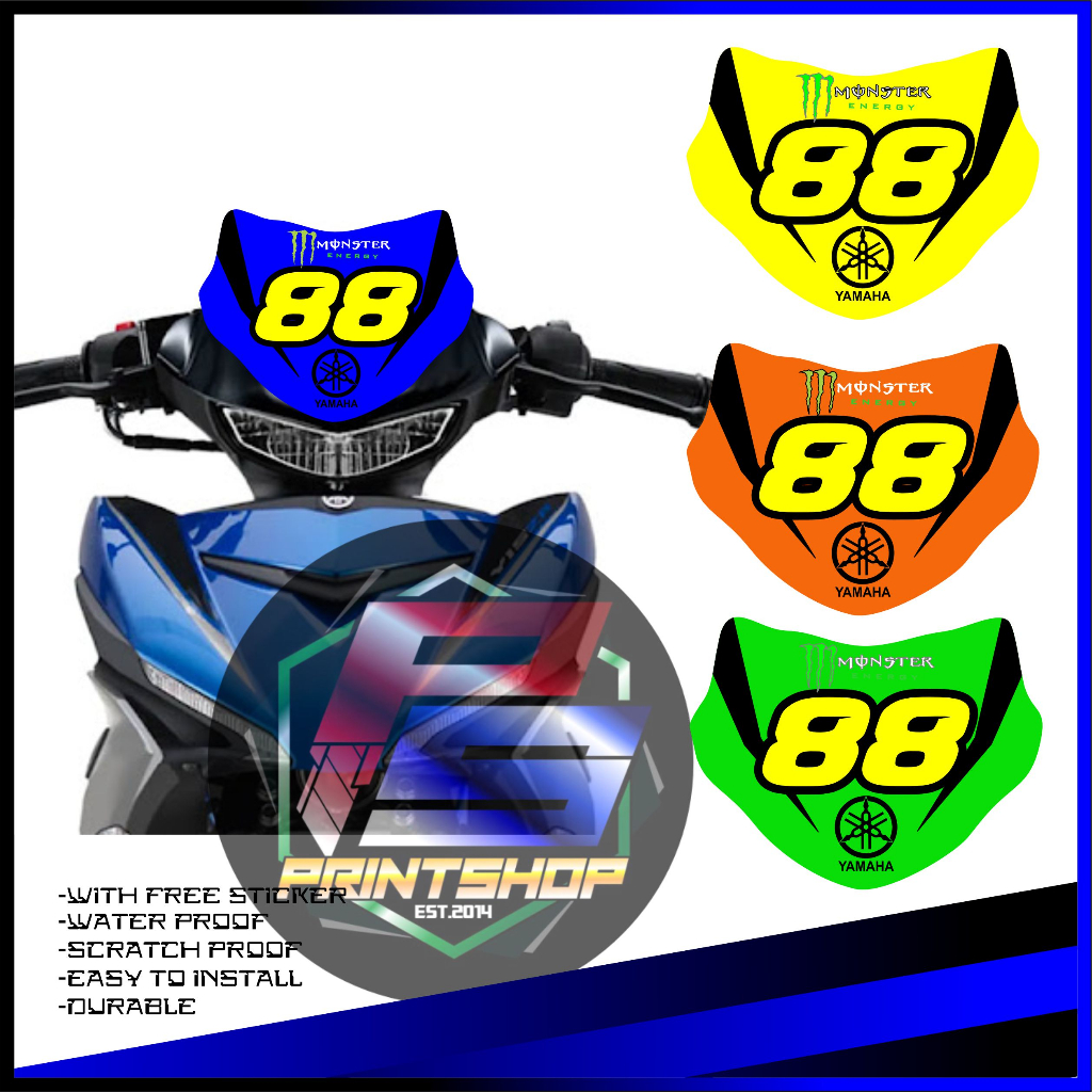 CUSTOMIZED SNIPER 155 STICKER FOR VISOR GOOD QUALITY | Shopee Philippines