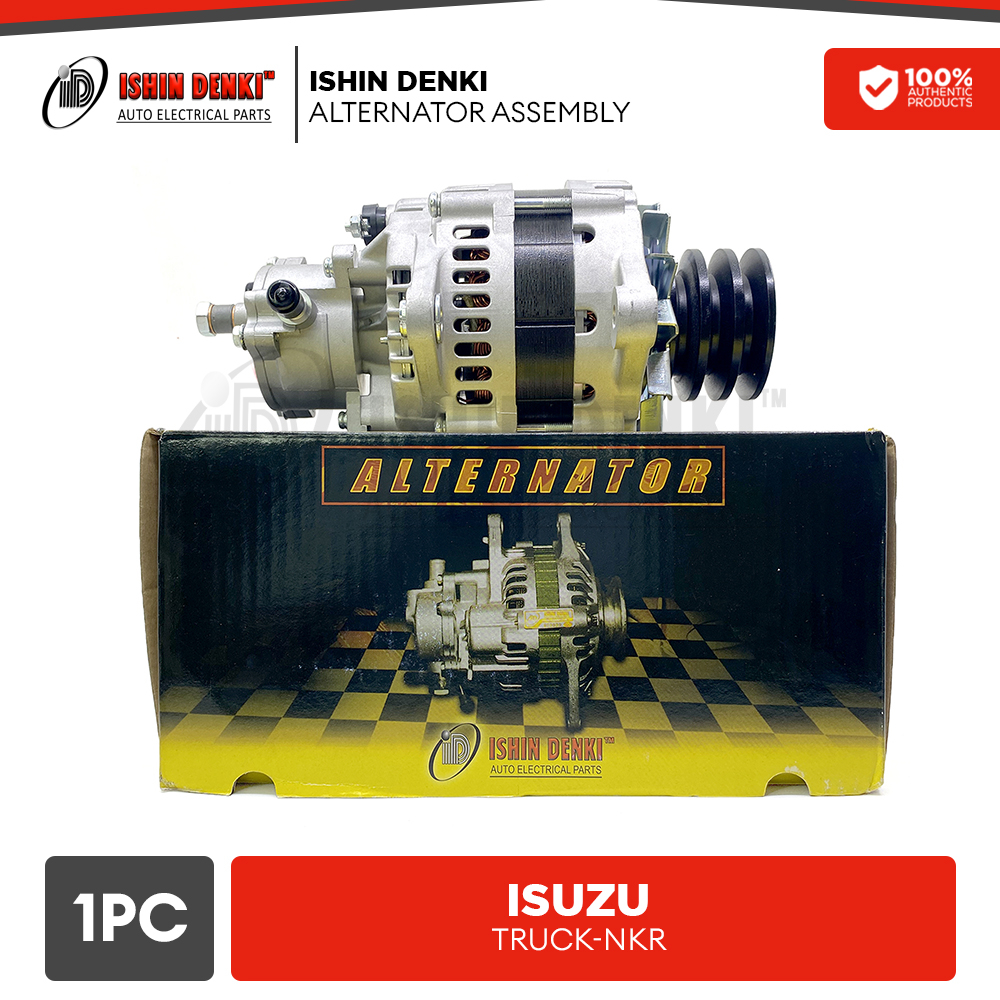 Ishin Denki Alternator Isuzu Truck / Truck NKR 4HE1 4HF1 4HG1 80/24 ID ...