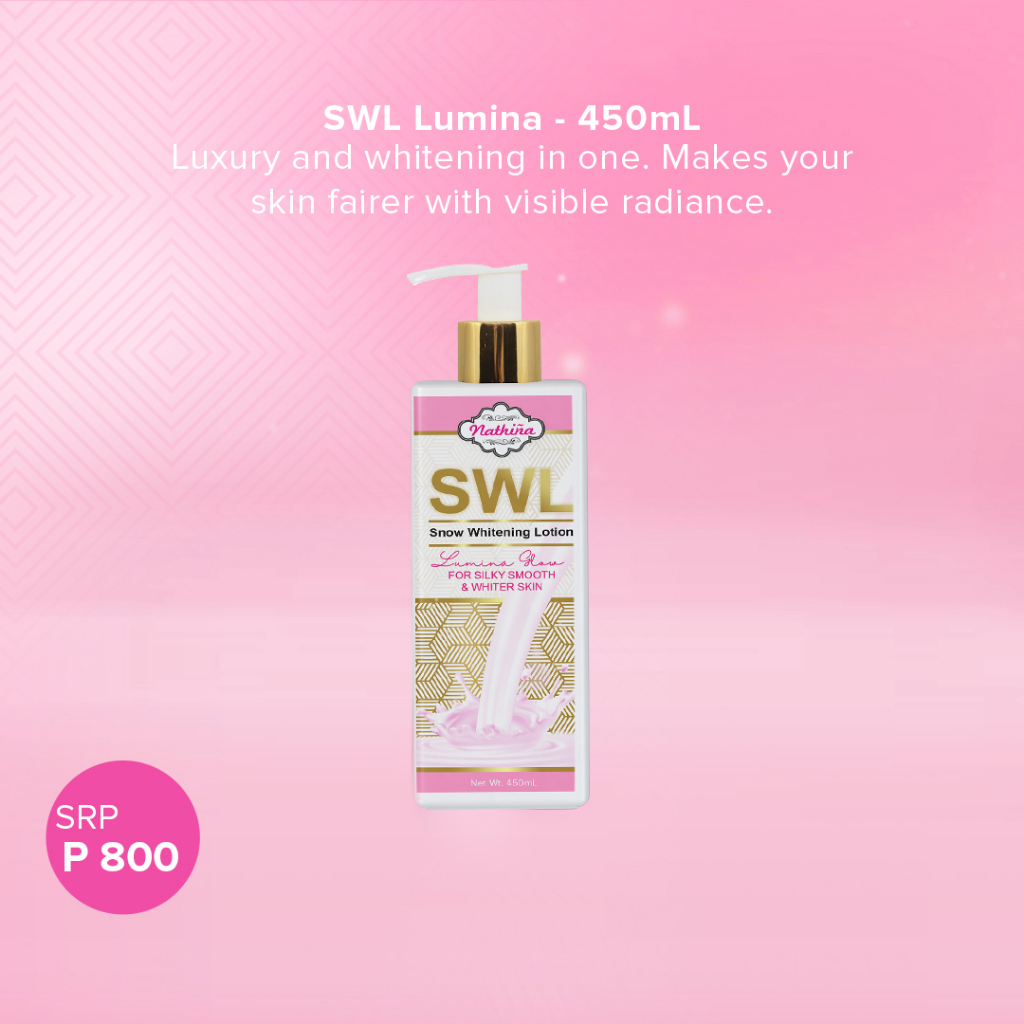 SWL (Snow Whitening Lotion) Lumina Glow 450ml | Shopee Philippines