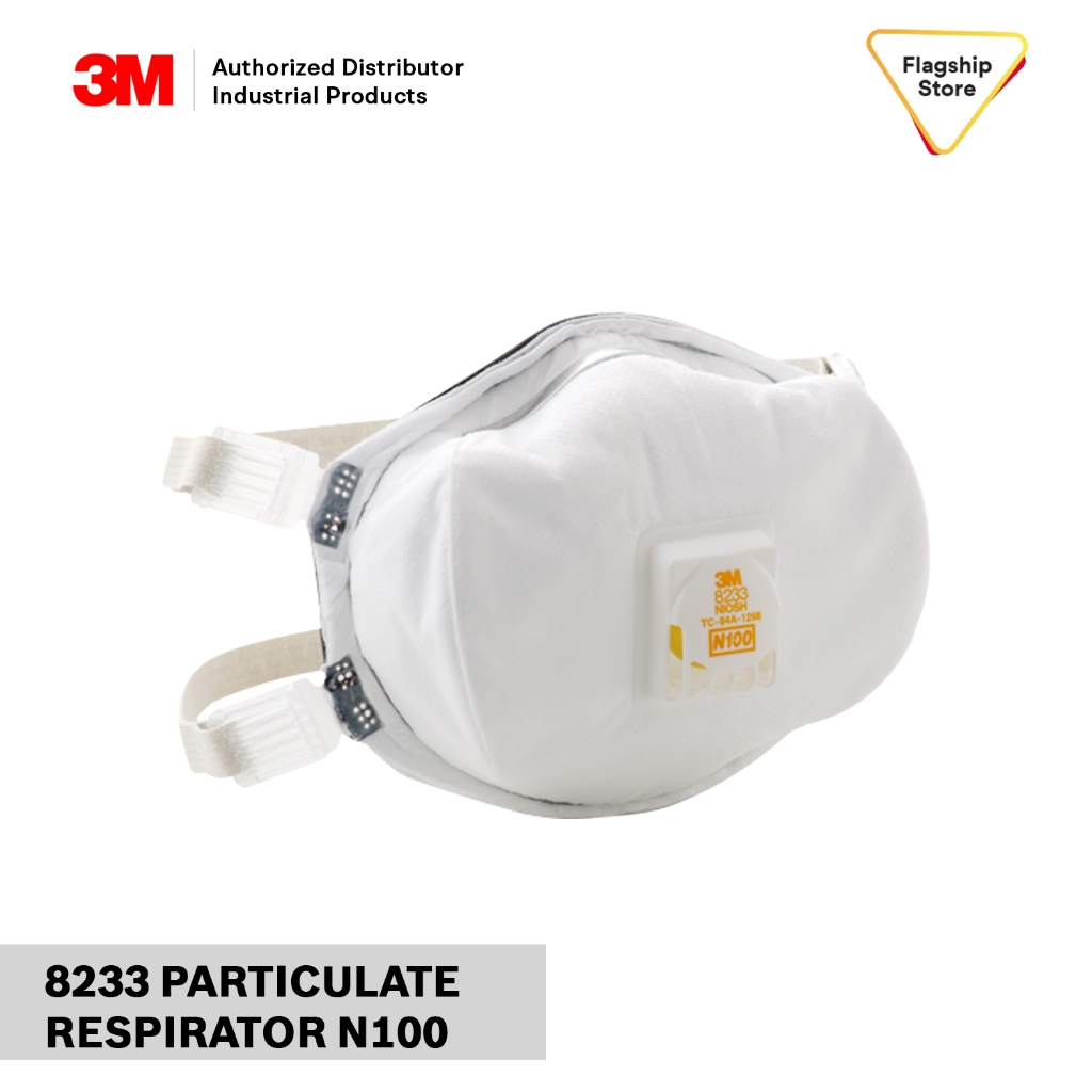 3M™ PARTICULATE RESPIRATOR 8233 N100 | Shopee Philippines