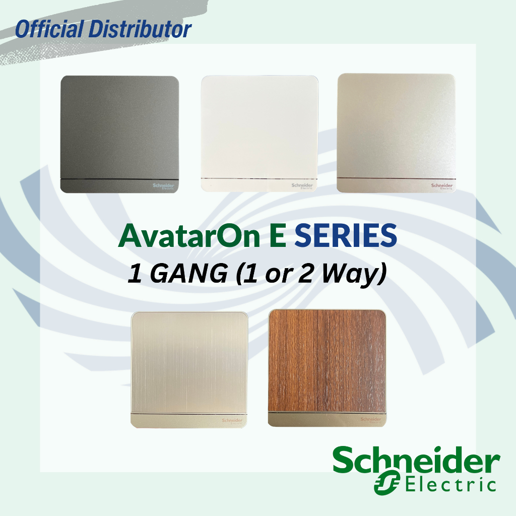 Schneider AvatarOn E 3"x3" 16AX 250V 1 Gang 1 or 2 Way Switch Module ...