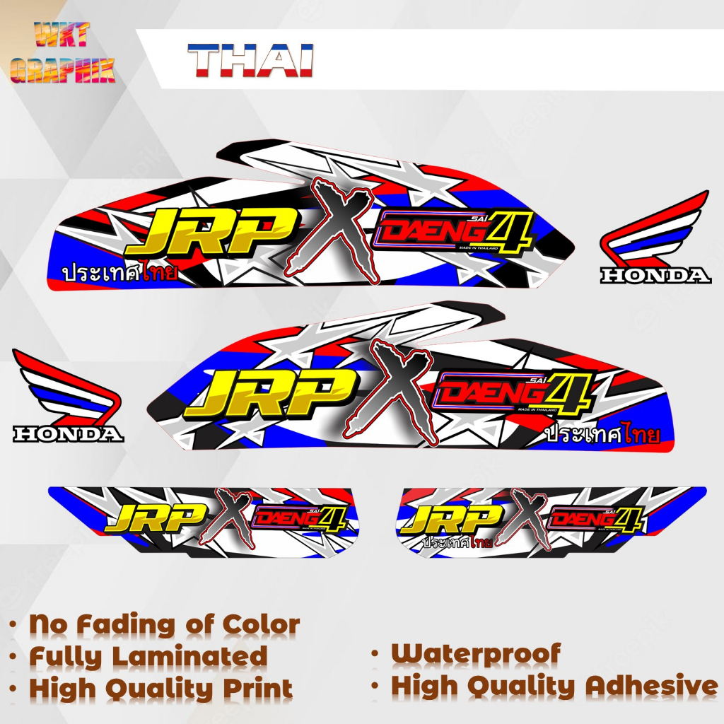 TMX, RUSI, MOTOPOSH, PINOY, SKYGO JRP x DAENG MOTORCYCLE STICKER ...