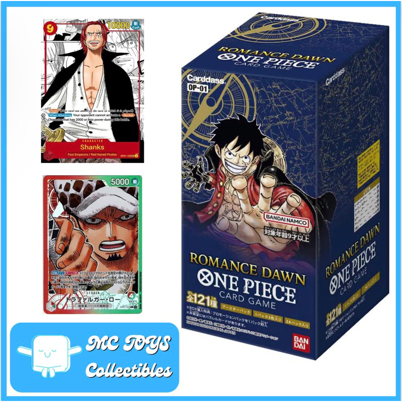 One Piece Card Game Romance Dawn Booster Box OP-01 (24 Packs) | Shopee Philippines