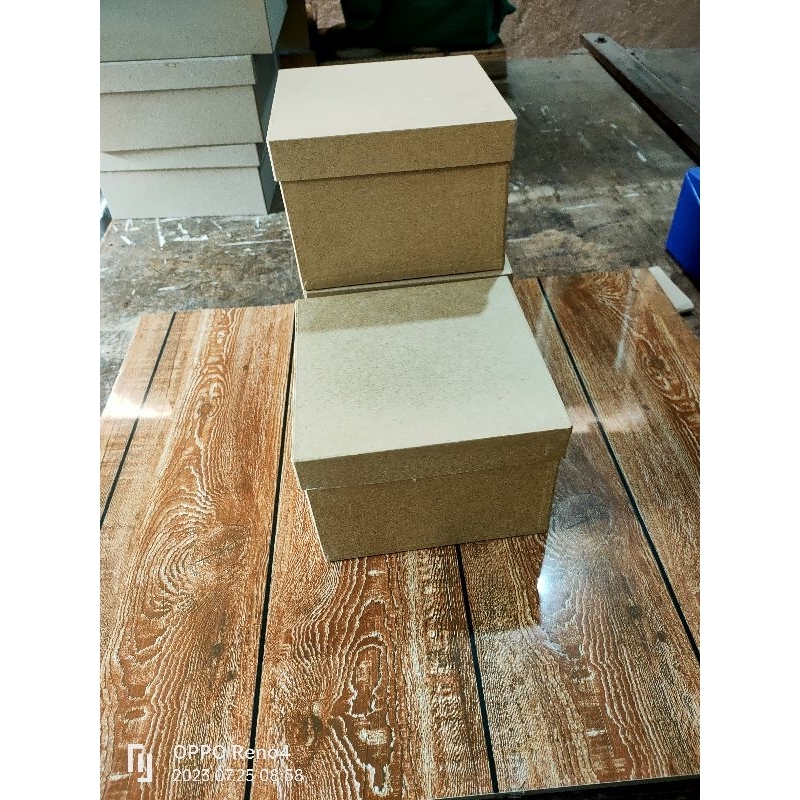 6x6x4 KRAFT HARD BOX | Shopee Philippines