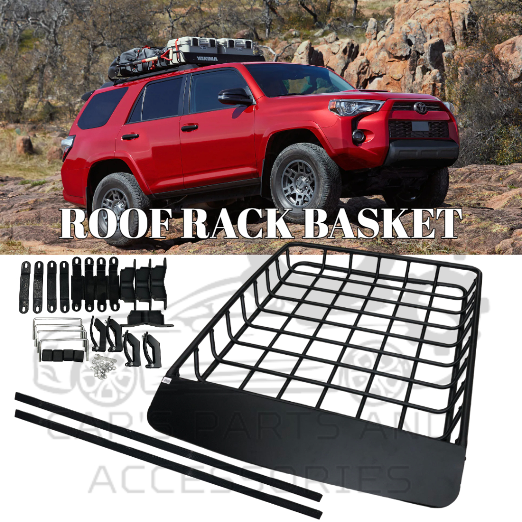 CAOS Universal Roof Basket Luggage Carrier Steel Cage (9548) | Shopee ...