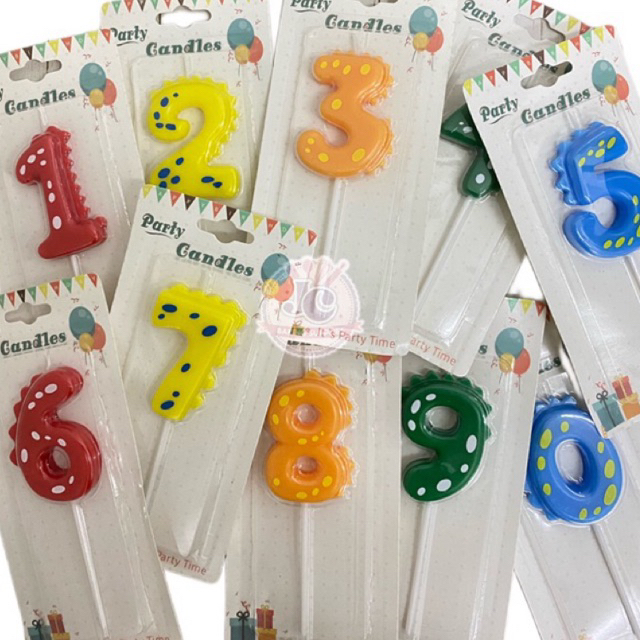Dinosaur Candle Dino Number Candle Dinosaur Topper Dino Themed Cake ... Dinosaur Candle Dino Number Candle Dinosaur Topper Dino Themed Cake ...
