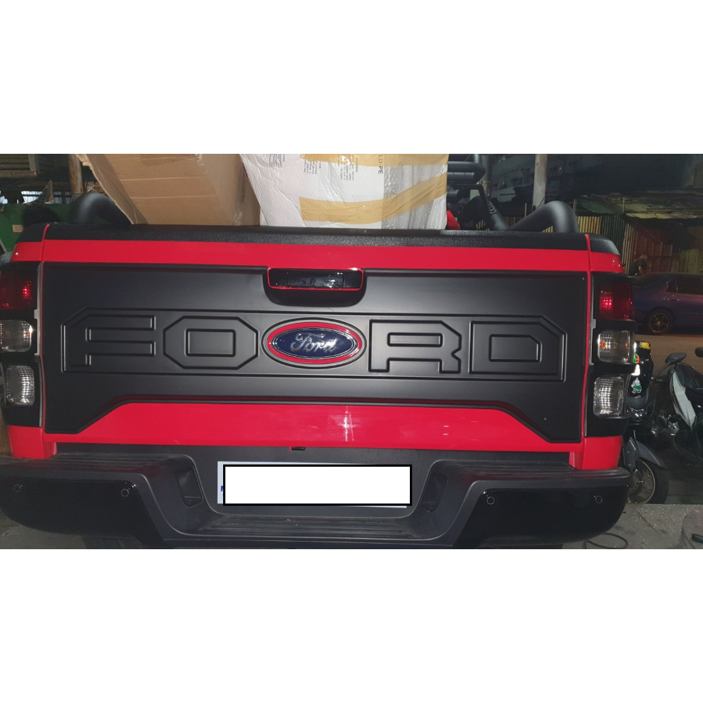 FORD RANGER 2012 - 2020 REAR TAILGATE CLADDING / REAR CLADDING WITH ...