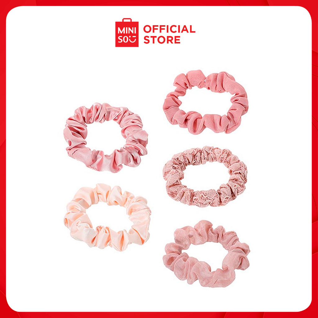 MINISO Gradient Color Little Hair Tie 5 Pcs | Shopee Philippines