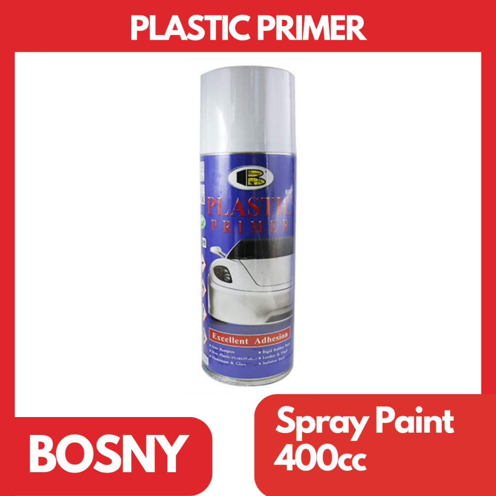 Bosny Plastic Primer Spray 400cc | Shopee Philippines