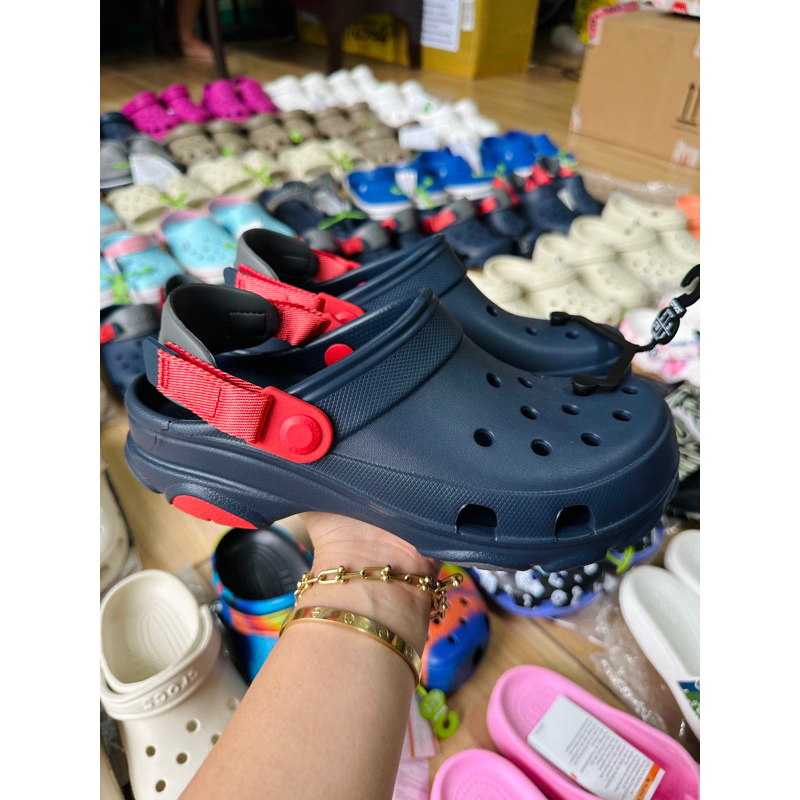 Crocs All Terrain Navy Junior Sizes | Shopee Philippines