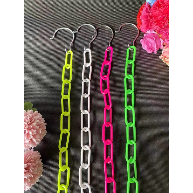 Plastic Hanger Chain plastic chain | Shopee Philippines