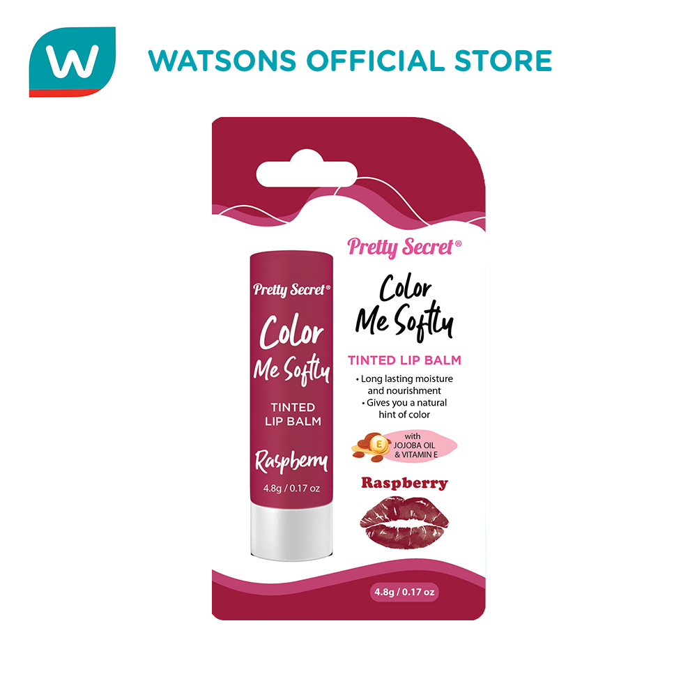PRETTY SECRET Raspberry Tinted Lip Balm 4.8g | Shopee Philippines