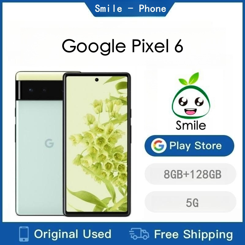 Google Pixel 6 5G /8GB Ram+128GB Rom/ 6.4" AMOLED Screen Display ...