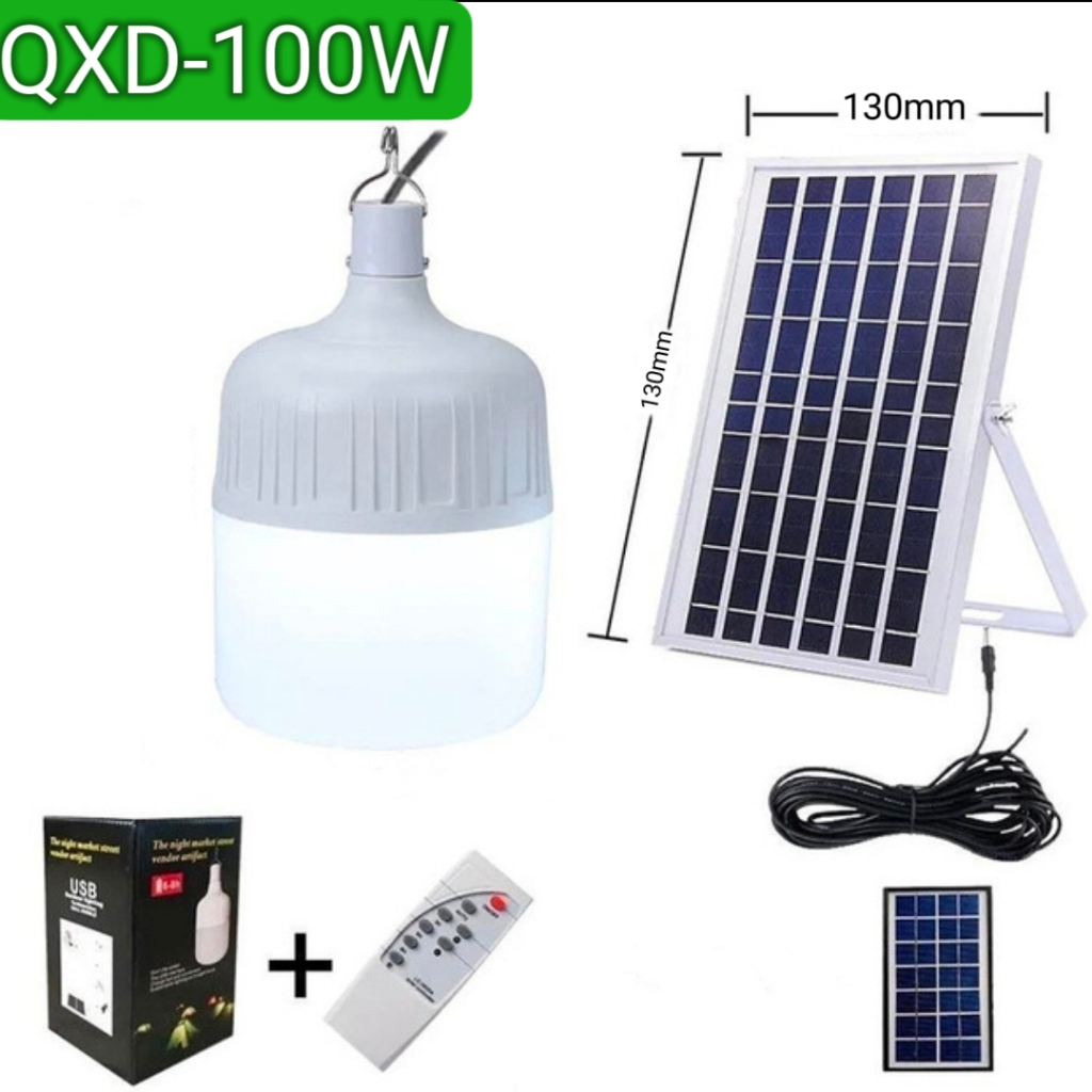 Solar LED Portable Solar Energy Panel Lighting System Camping Bulbs ...