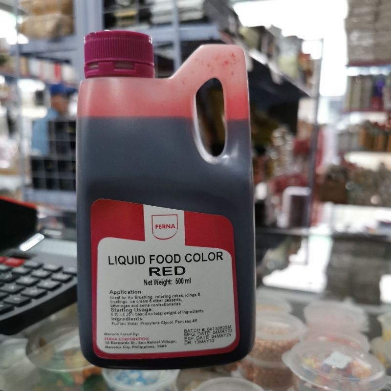 Ferna Red Food Color 500g | Shopee Philippines