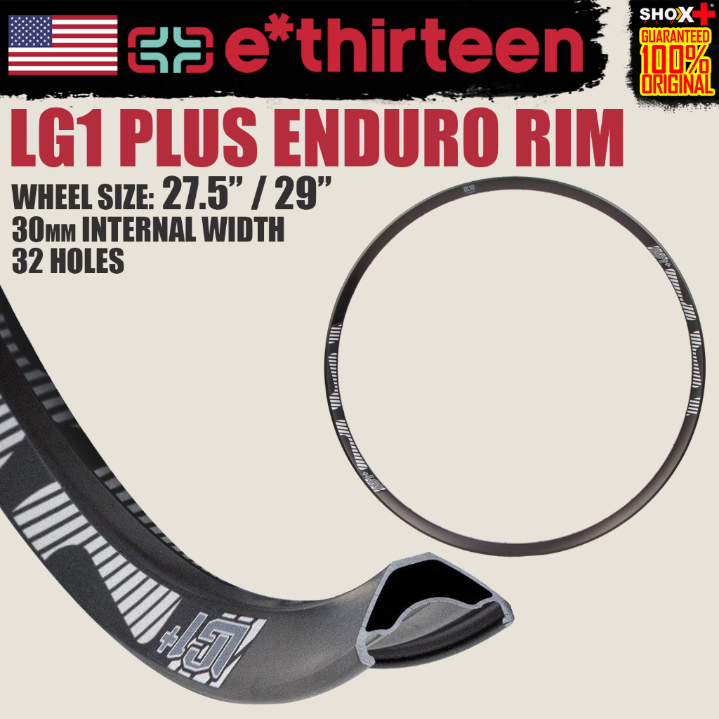 E Thirteen LG1 PLUS ENDURO RIM 32 Holes Tubeless Ready Mountain Bike ...