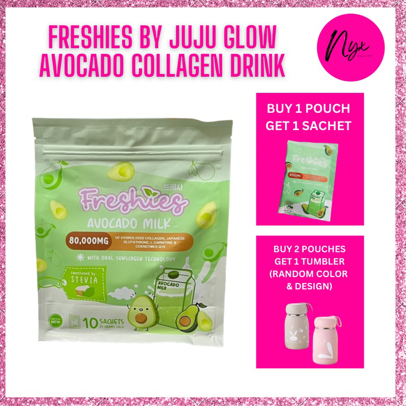 Freshies Avocado Milk Collagen 80,000 mg | Shopee Philippines