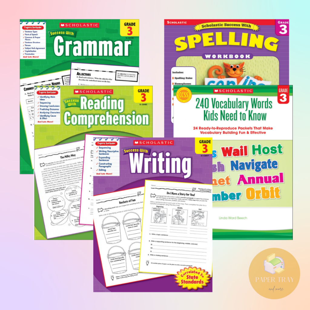 Grade 3 English Worksheets (Writing, Grammar, Spelling, Reading ...