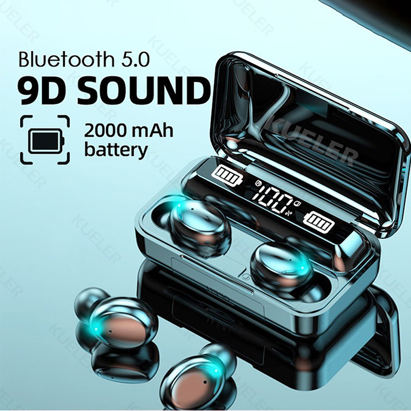 F9-5 TWS Bluetooth Earphones with Microphone Earphone Wireless Earbuds ...