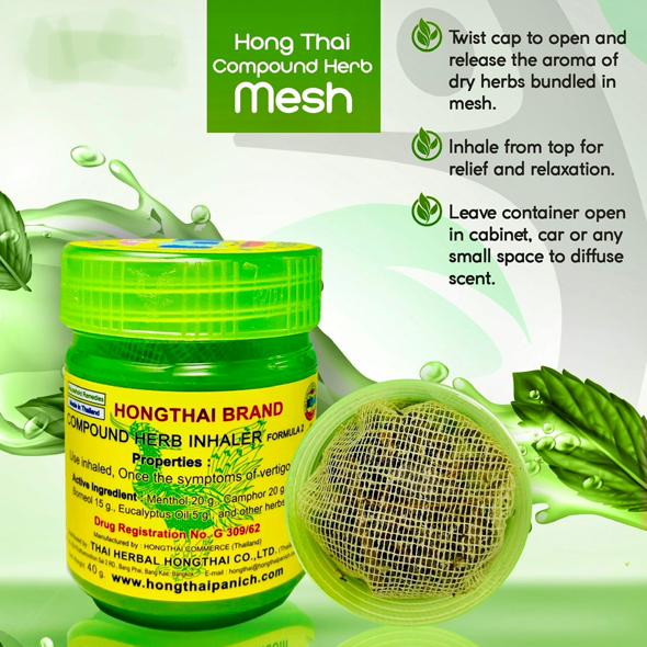 HONG THAI TRADITIONAL HERBAL INHALER | AUTHENTIC FROM THAILAND | Shopee Philippines