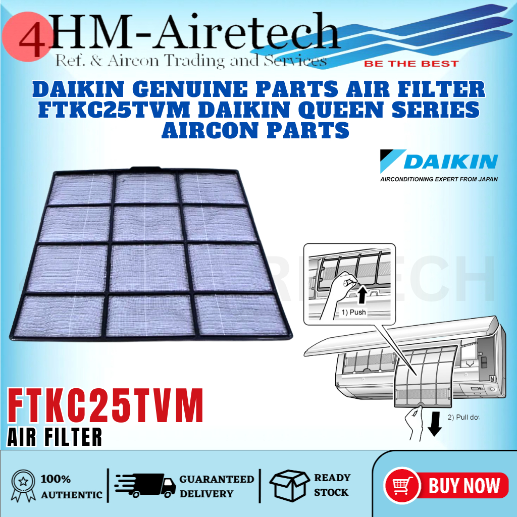 4HM DAIKIN GENUINE PARTS AIR FILTER FTKC25TVM DAIKIN QUEEN SERIES ...