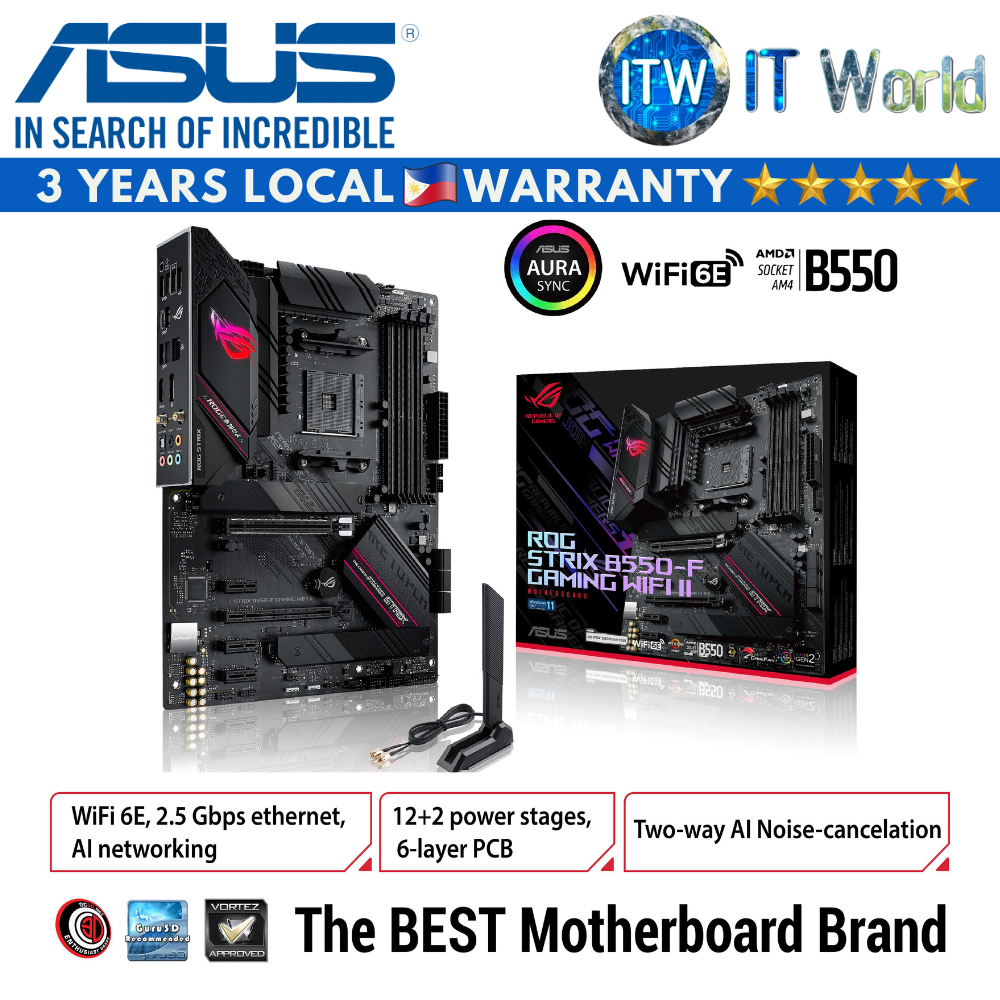 Asus Rog Strix B550-F Gaming Wifi II ATX AM4 DDR4 Motherboard | itw ...