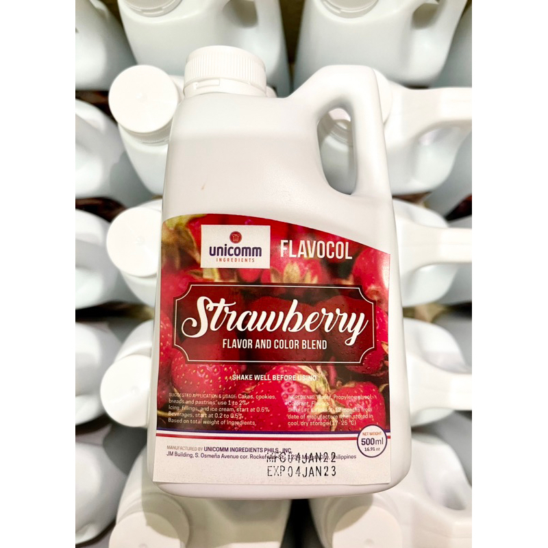 FLAVOCOL STRAWBERRY 500G | OCTOBER 2024 Expiry | Shopee Philippines