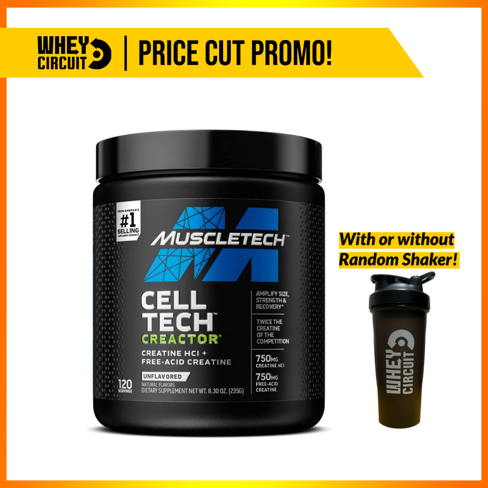 MuscleTech Cell-Tech Creactor Creatine HCl Powder 120 servings | Shopee ...