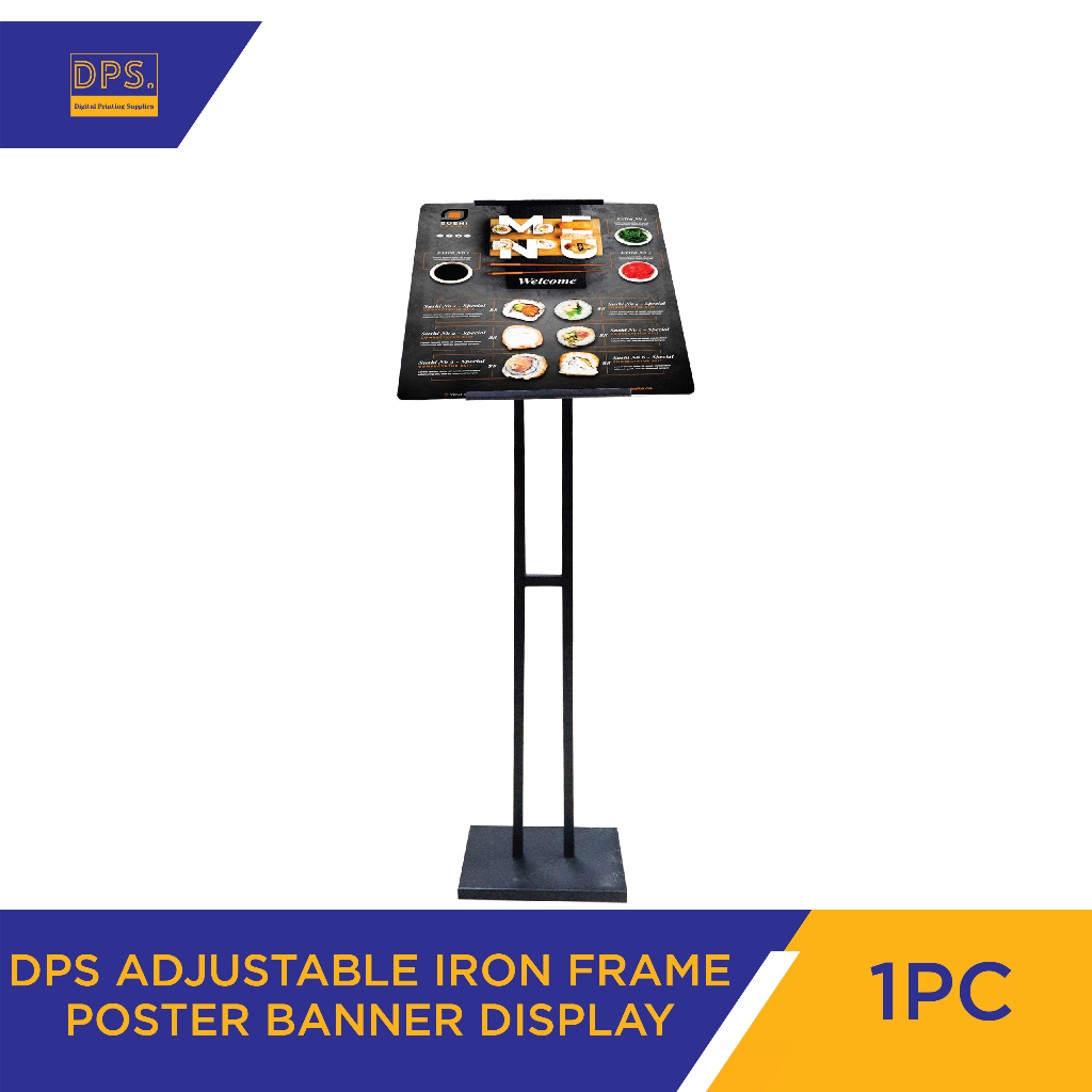 DPS Adjustable Iron Frame Poster Banner Display 60cm x 90cm | Shopee ...