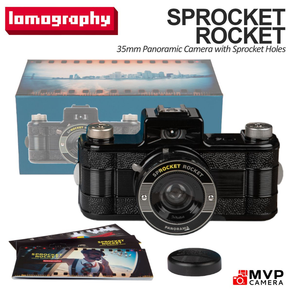 [OFFICIAL PH] LOMOGRAPHY Sprocket Rocket 35mm 135 Format Panoramic Film Camera HP400 MVP CAMERA ...