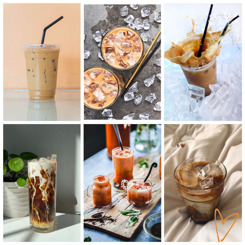 Iced Coffee Theme Wall Decor Design A4 Size Laminated | Shopee Philippines
