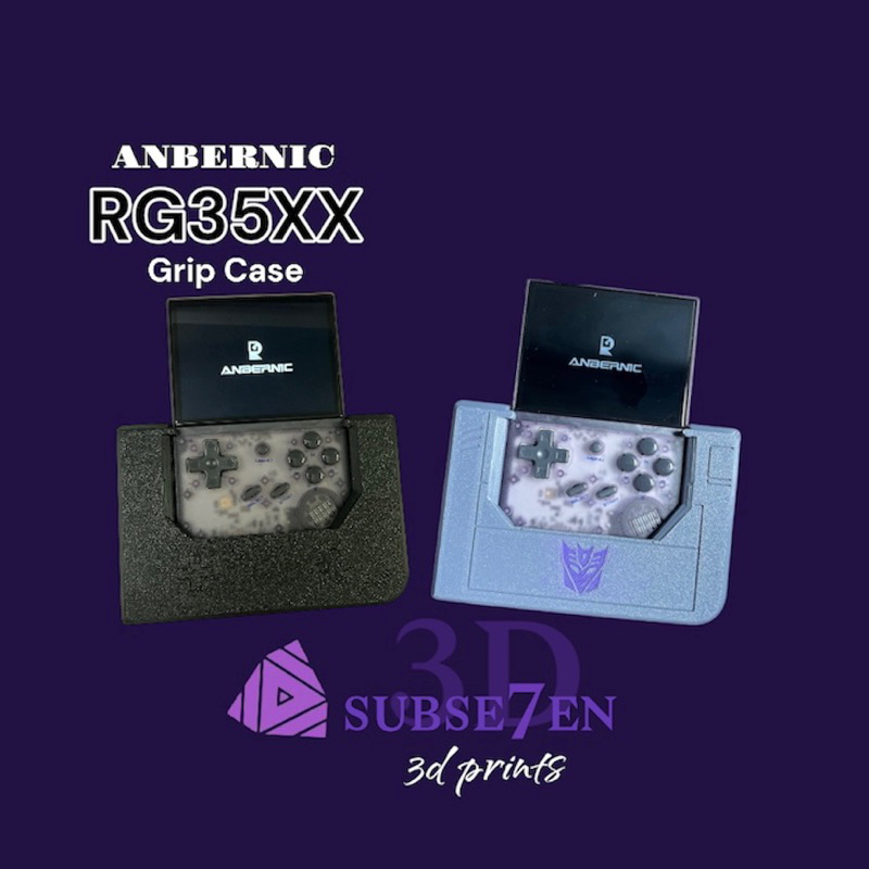 Anbernic RG35XX 3D Printed Grip Case SoundWave case retro gaming ...