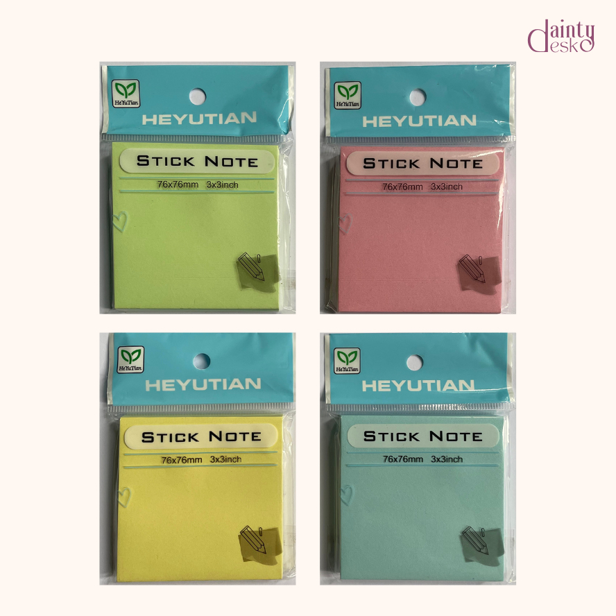 sticky notes (various sizes) (100 sheets) | Shopee Philippines