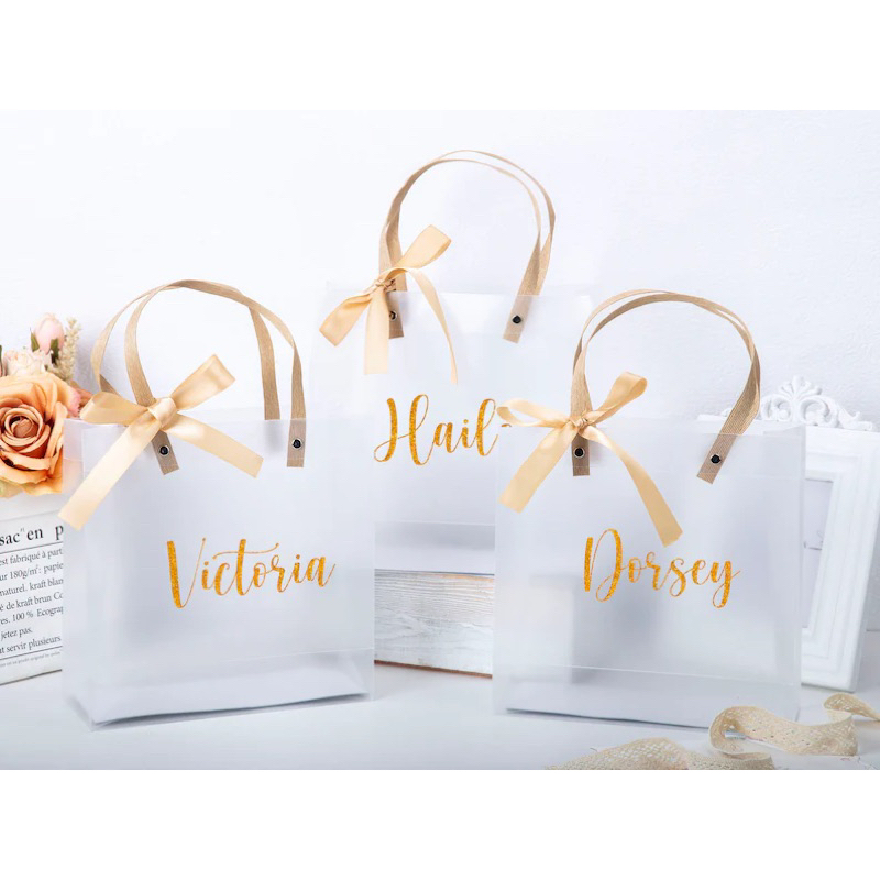 Personalized PVC Gift Bag Perfect For Christmas Birthdays Wedding ...