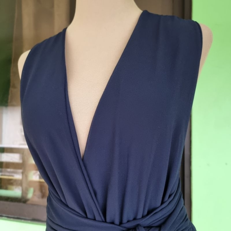 INFINITY ROMPER DRESS NAVY BLUE SMALL-XL | Shopee Philippines