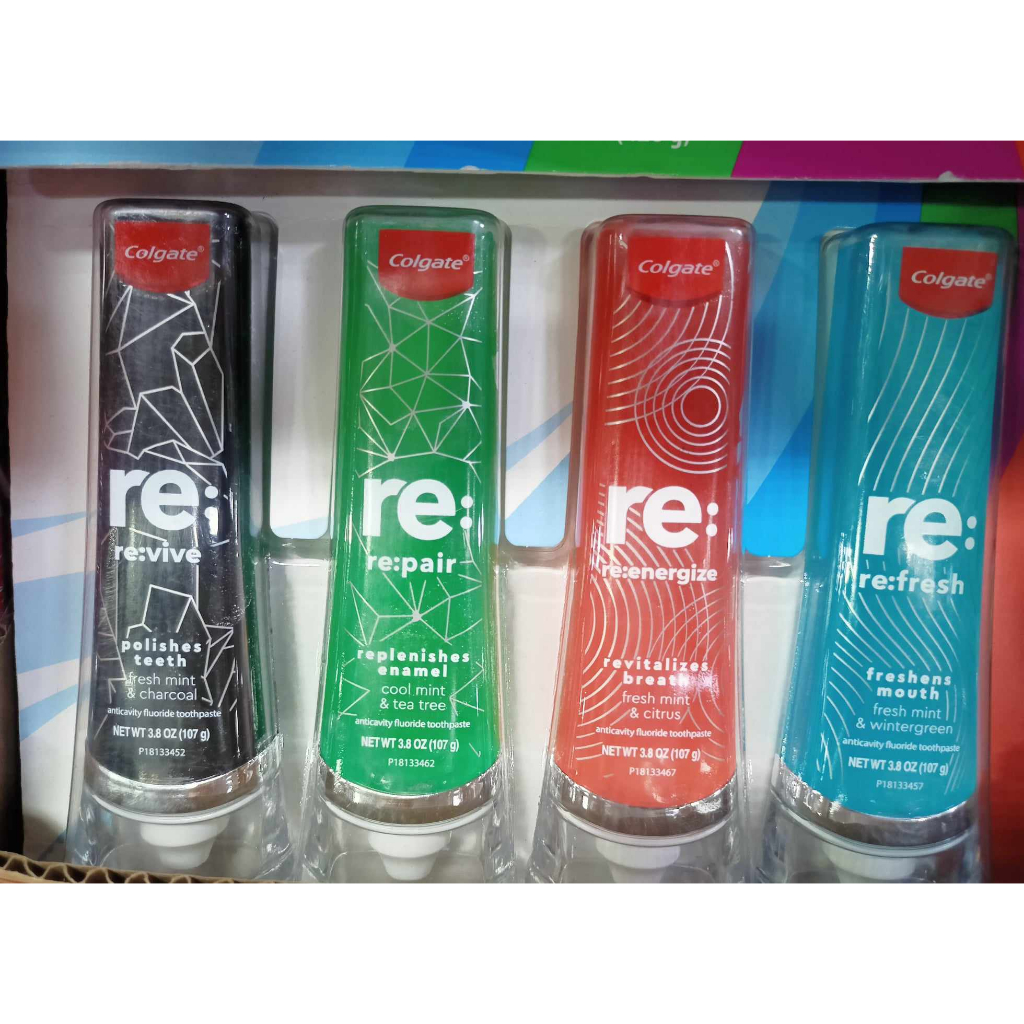 Colgate Toothpaste Re: Anticavity Protect (Re-vive, Re-pair, Re ...