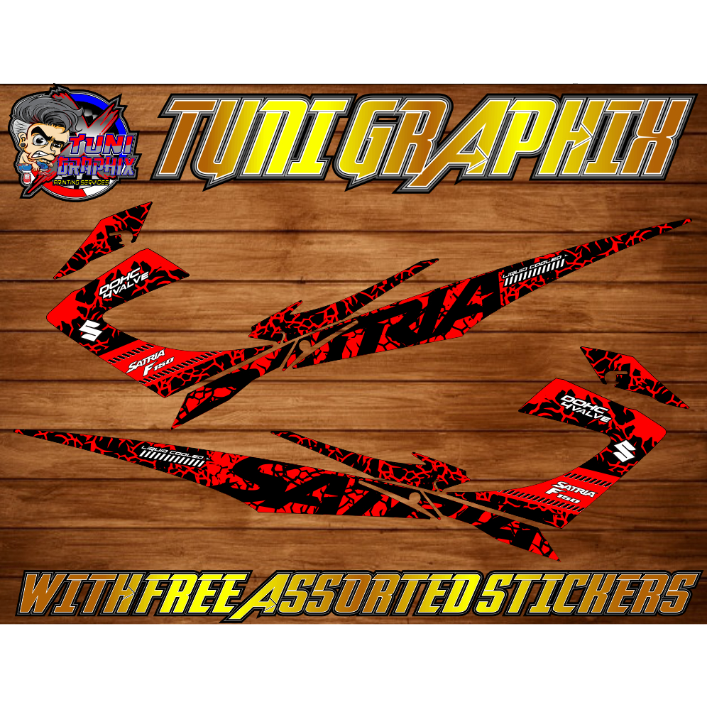 Suzuki Raider 150 Reborn Decal Stickers ( SATRIA DESIGN) | Shopee ...