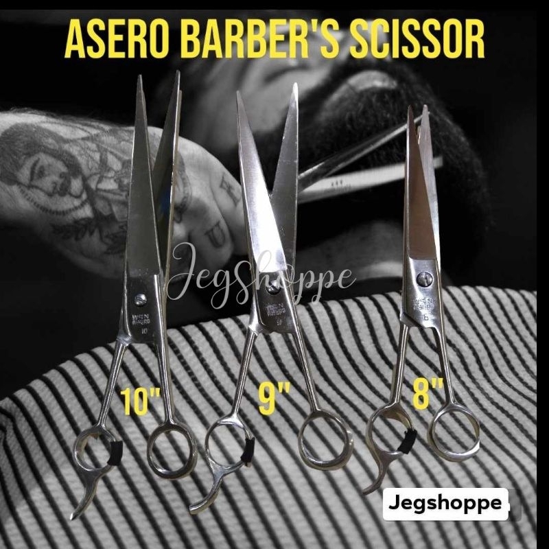 Barber Scissor Original Asero Molye Semi Basyada /Legit Tabaco Made ...
