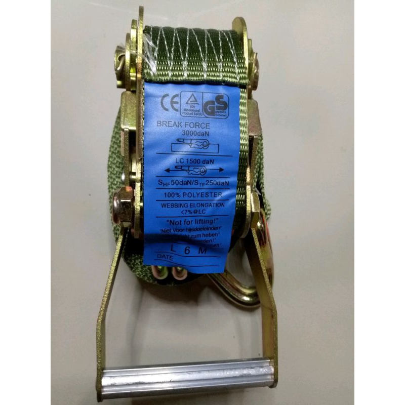 6M/2INCH/3TON (20 FEET) ADJUSTABLE HEAVY DUTY TIE DOWN RATCHET FOR ...