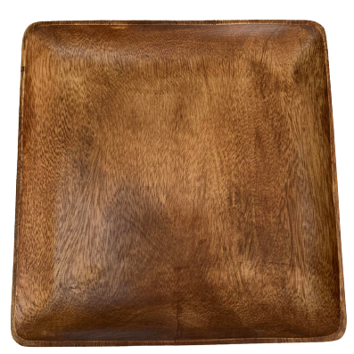 Wooden Square Plate Design | Shopee Philippines