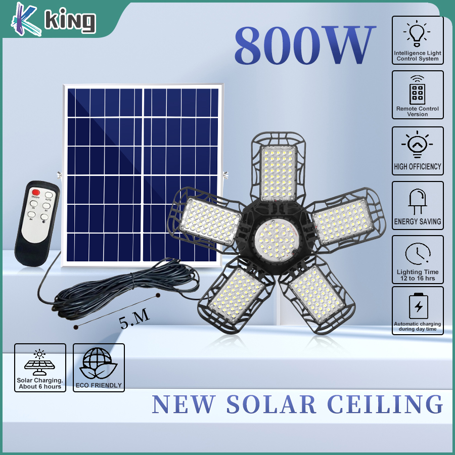 800W solar light Solar Foldable Fan Light Solar Adjustable Light Solar ...