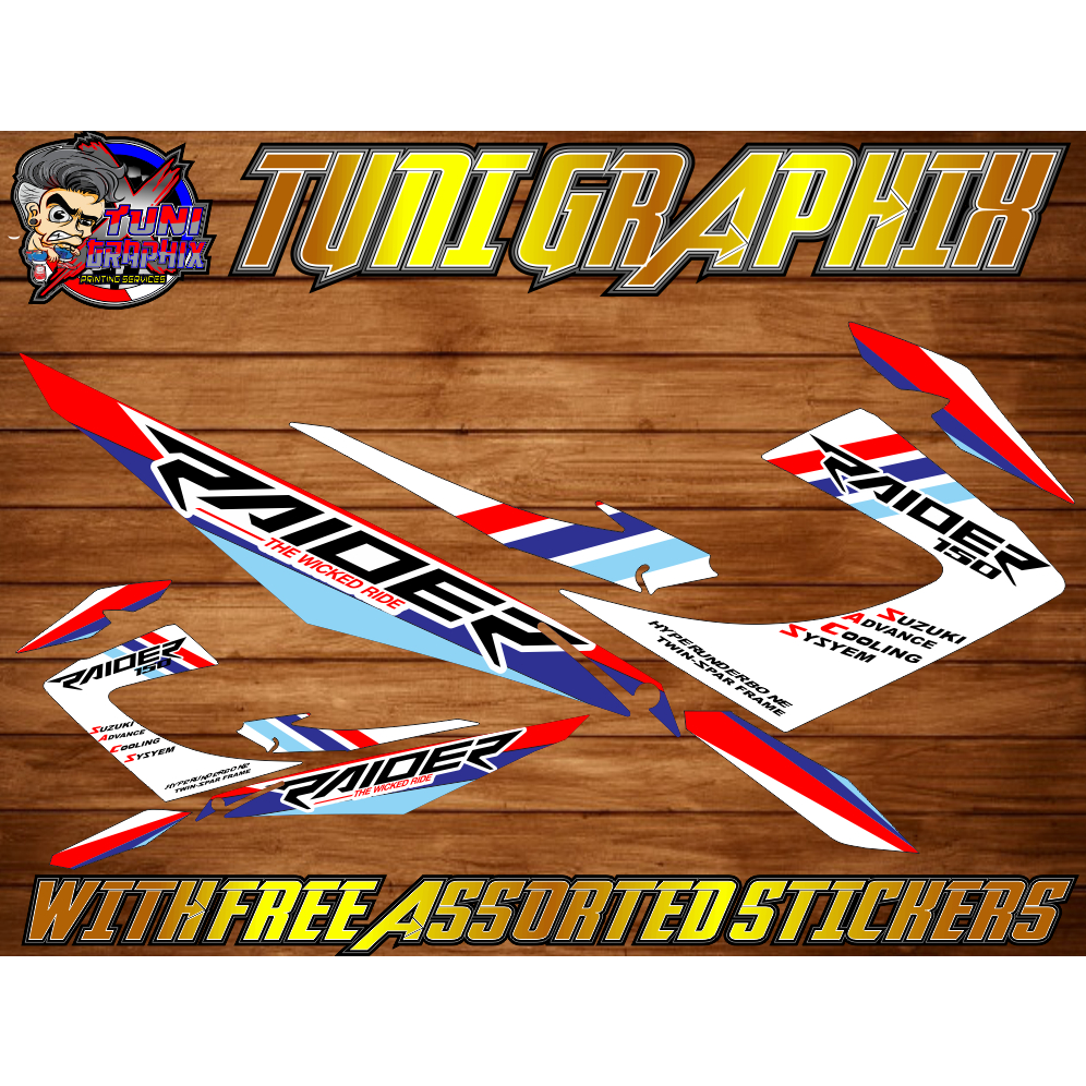 RAIDER 150 CARB BMW STICKER DECALS | Shopee Philippines